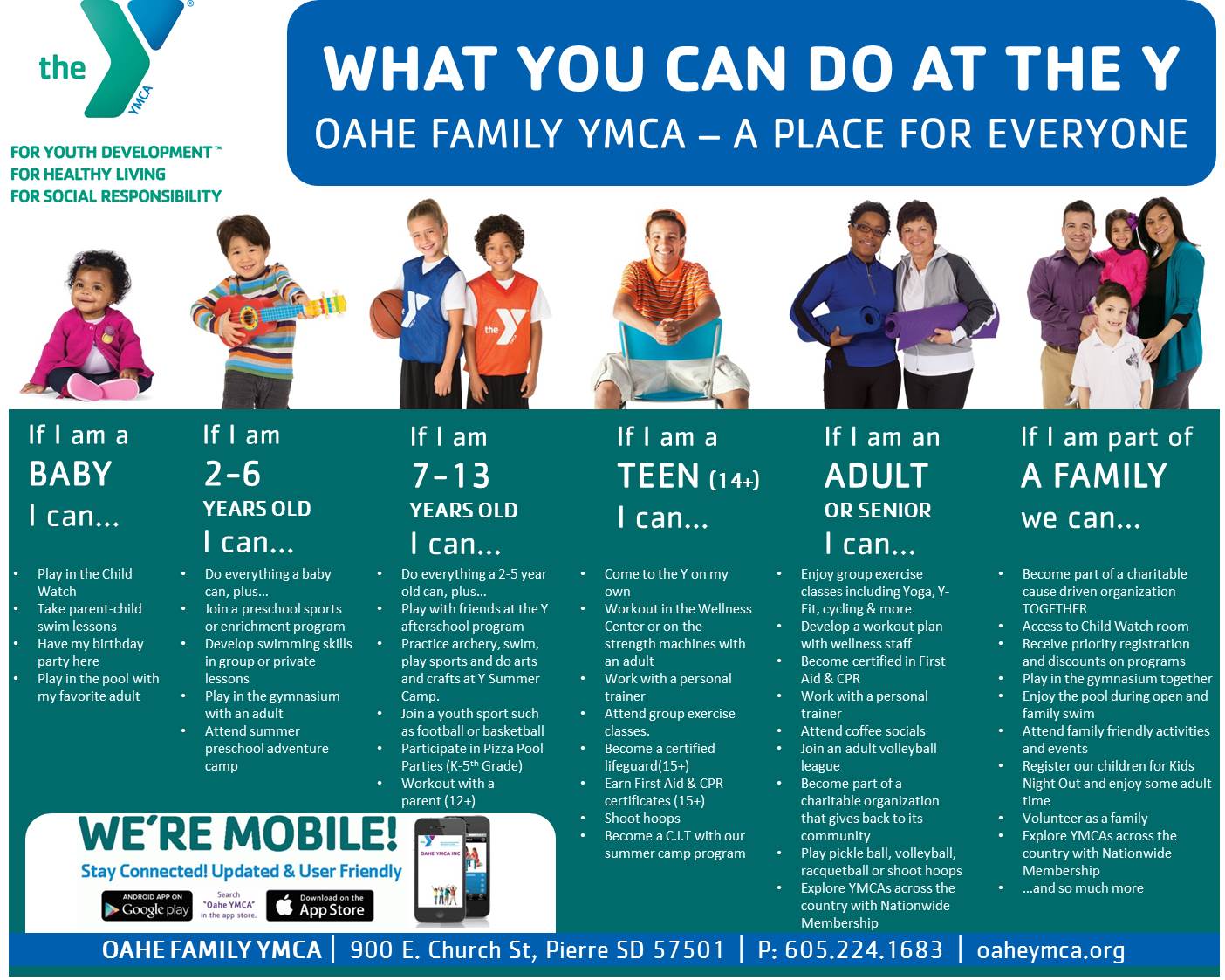 A Place For Everyone - Oahe YMCA